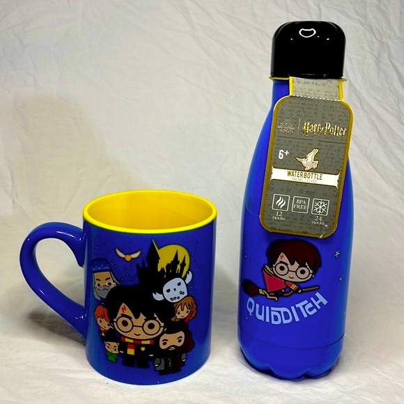 Warner Bros. | Dining | Harry Potter Quidditch Chibi Drink Set ...
